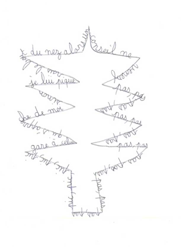 calligrammes arbre 1
