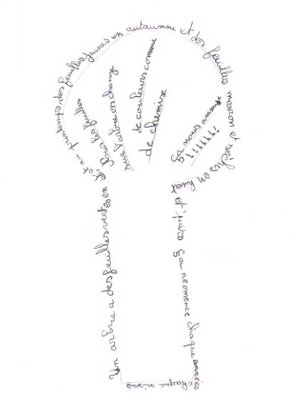 calligrammes arbre 1